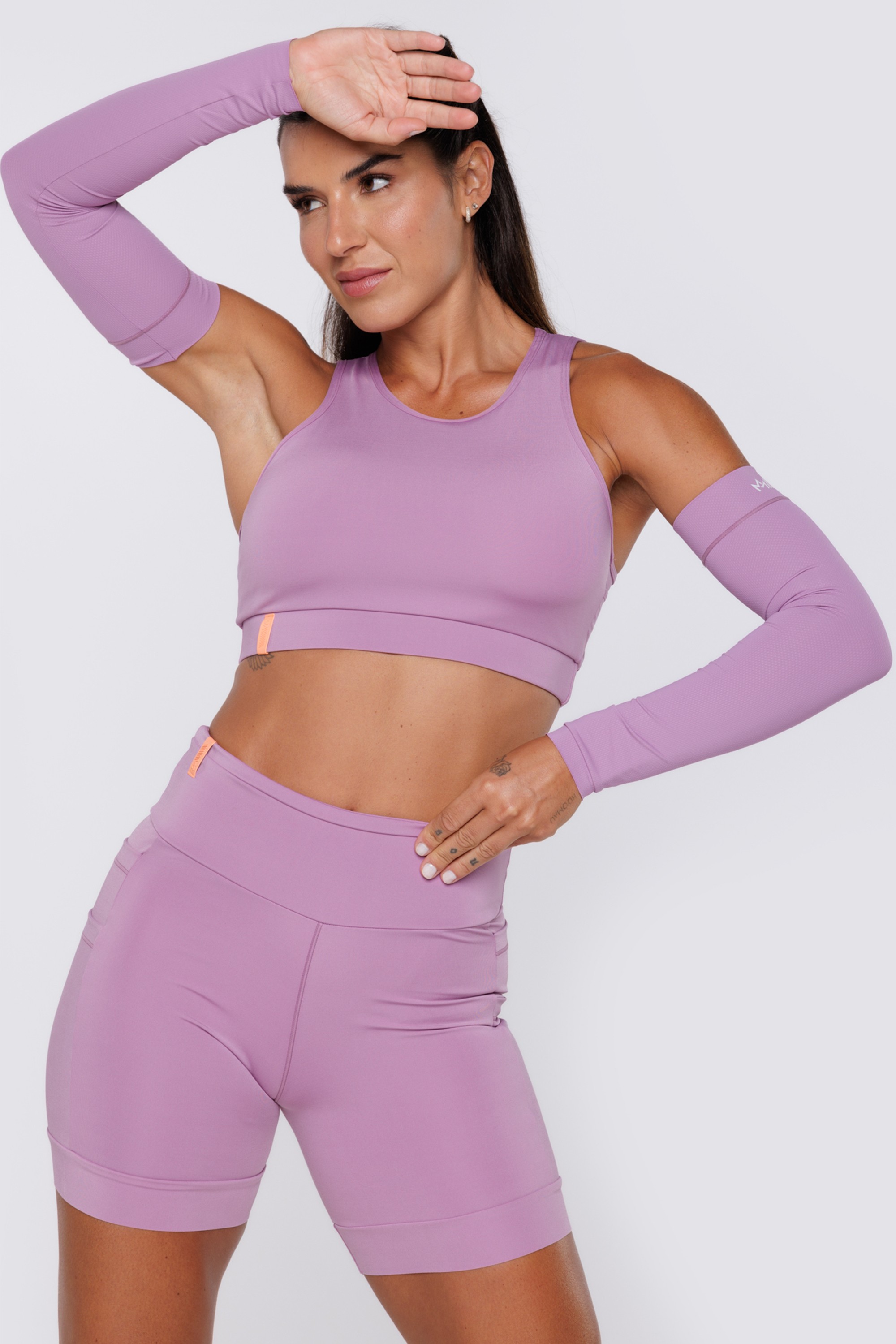 Manguito de Corrida Lilás