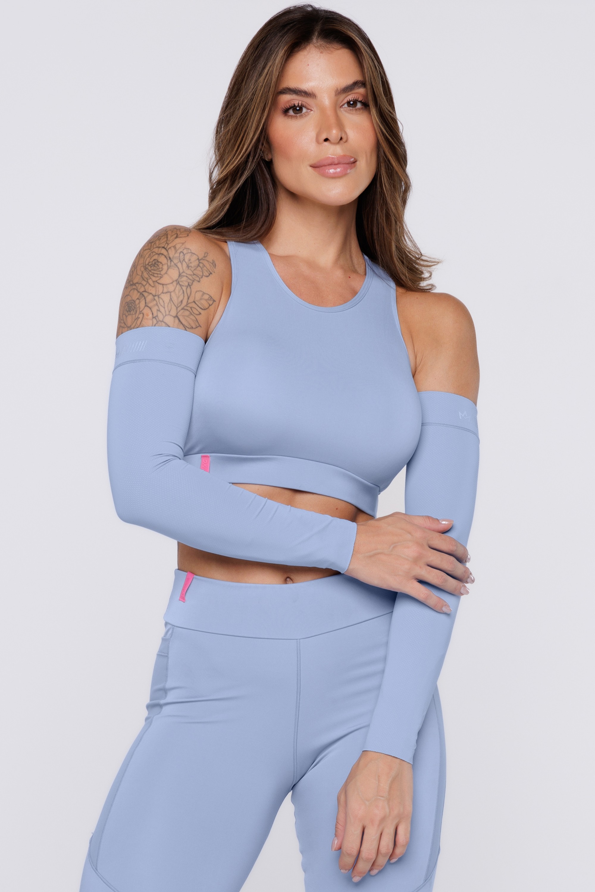 Manguito de Corrida Azul Claro