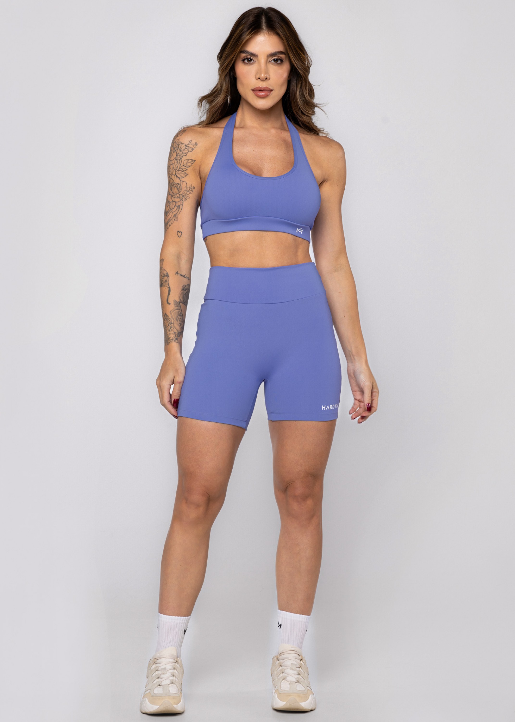 Short Mel em Poliamida Azul